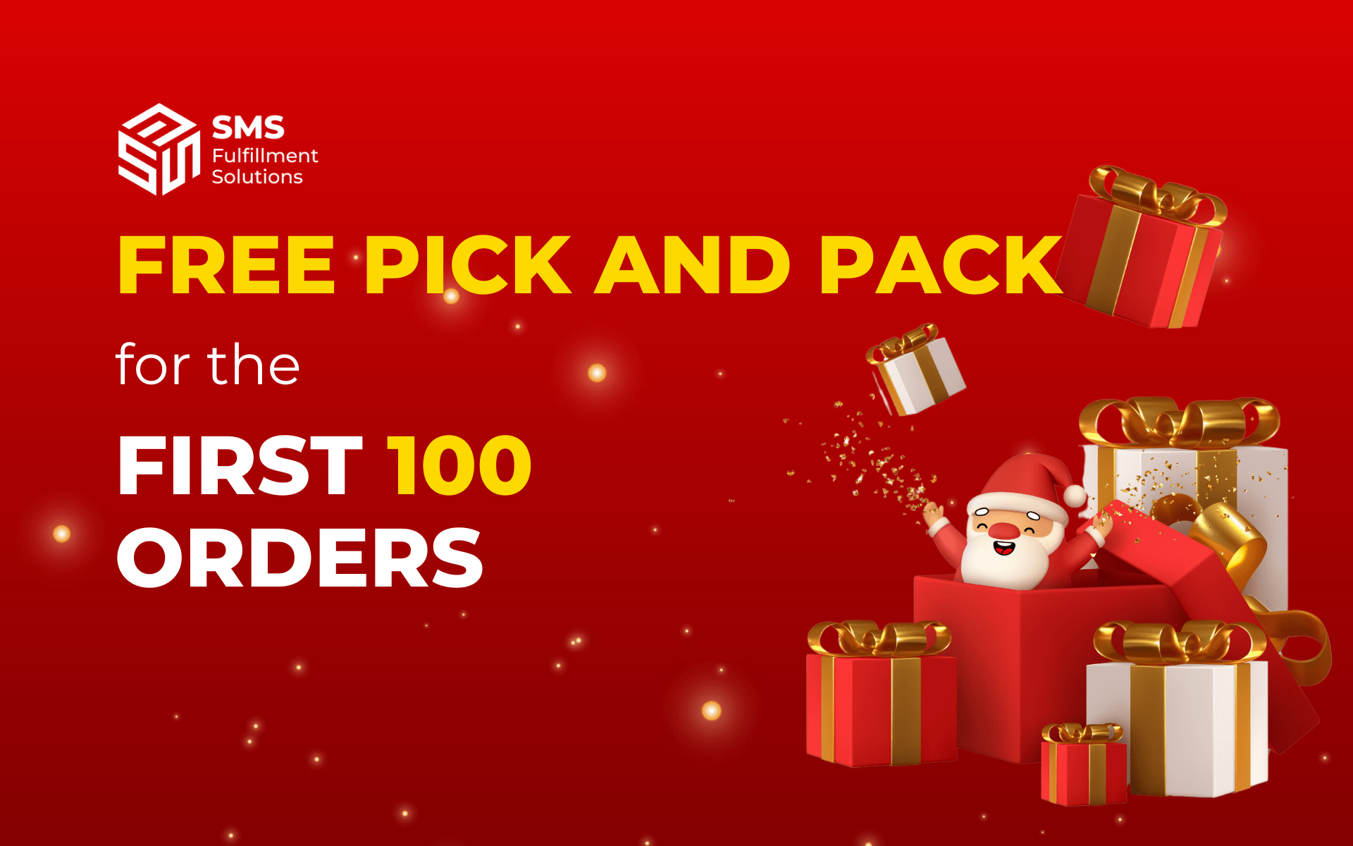 Free pick and pack - Holiday giveaway - SMS Fulfillment